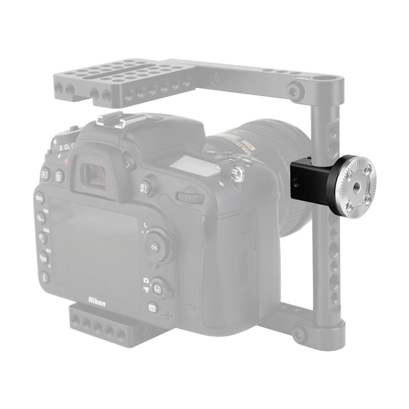 CAMVATE 15mm Single Rail Rod Clamp With M6 ARRI Style Rosette Mount For ...
