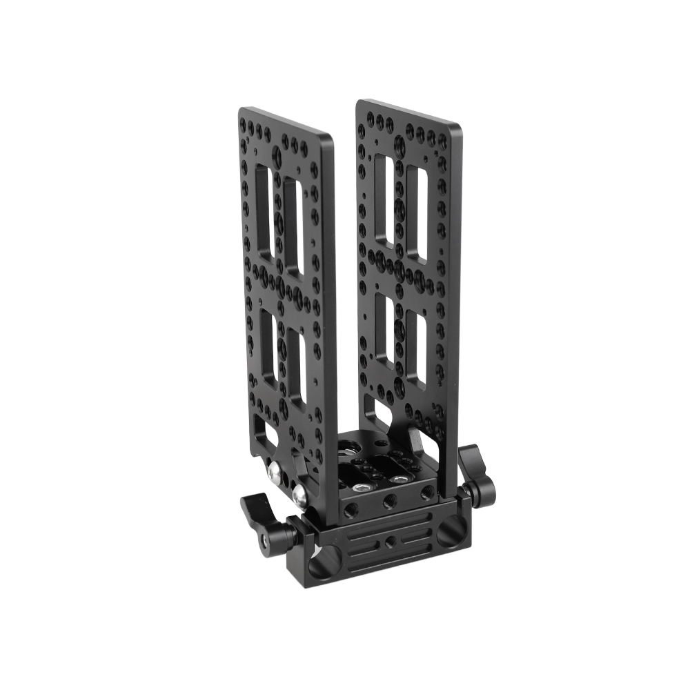 CAMVATE 15mm Dual-port Rod Clamp & Double Backboard Cheese Plates For ...