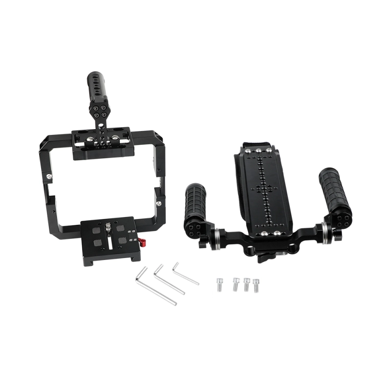 CAMVATE Pro Shoulder Mount Support Rig With ARRI Dovetail Sled Plate ...