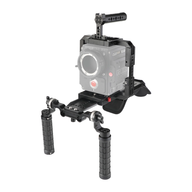 CAMVATE Pro Shoulder Mount Support Rig With ARRI Dovetail Sled Plate ...