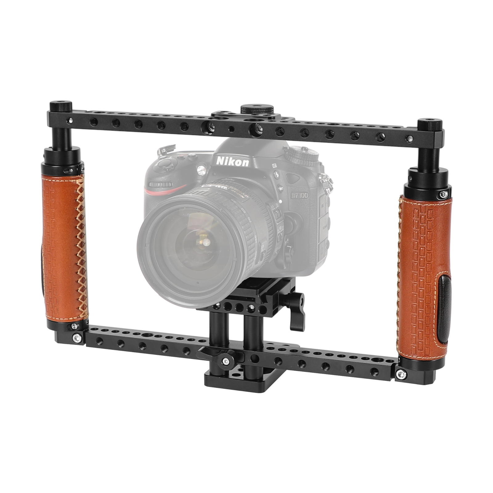 CAMVATE Hand-held Full Frame Cage Rig With Adjustable Quick Release ...
