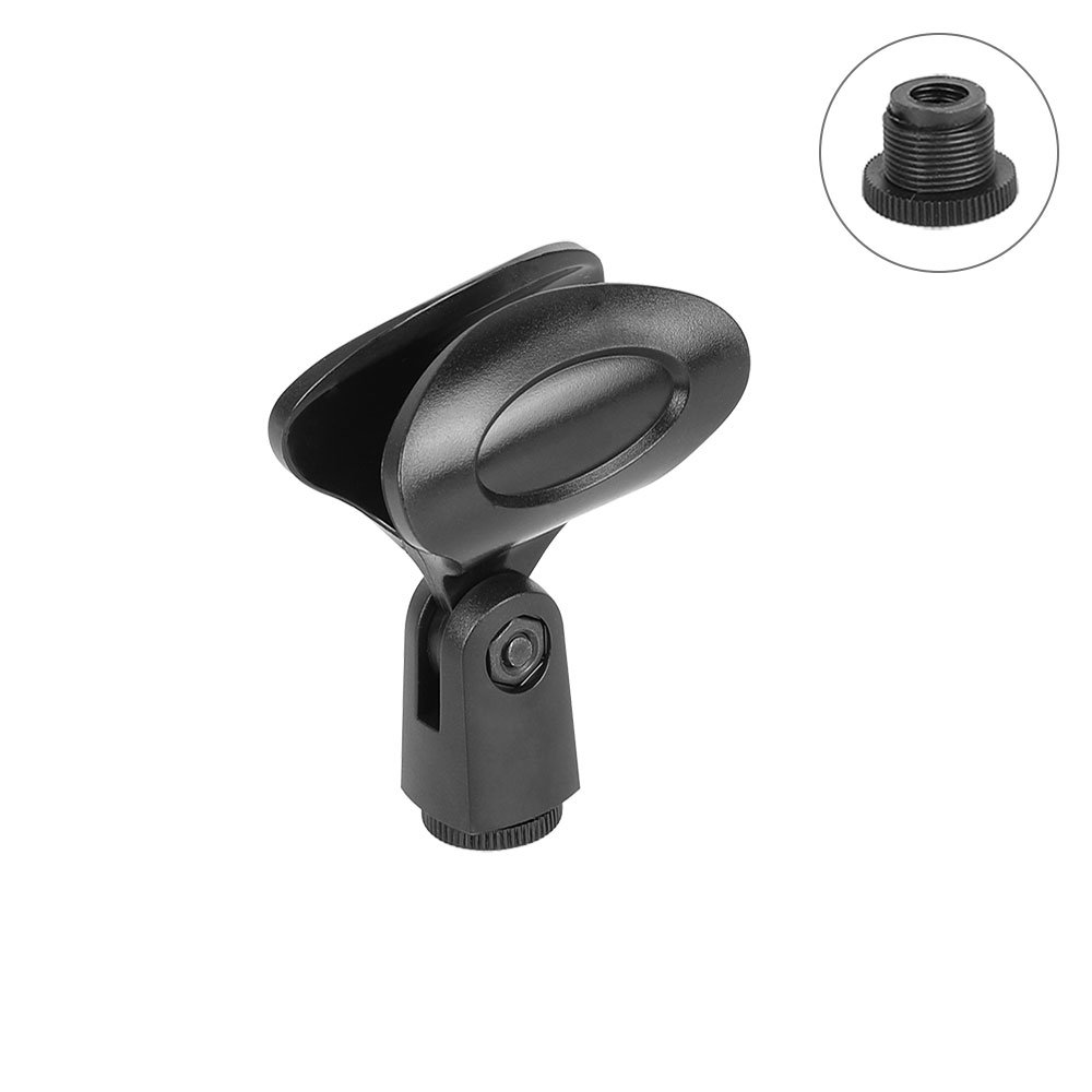 CAMVATE Springy Adjustable Microphone Clip Holder For Mic Stand With 5/ ...