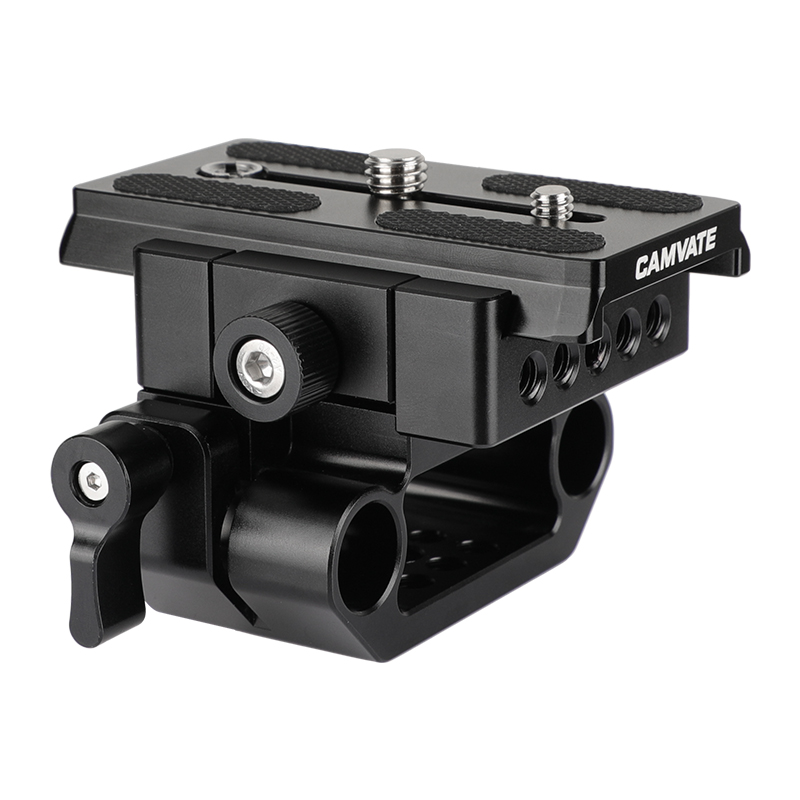 CAMVATE Standard Manfrotto Quick Release Baseplate Assembly With 15mm ...