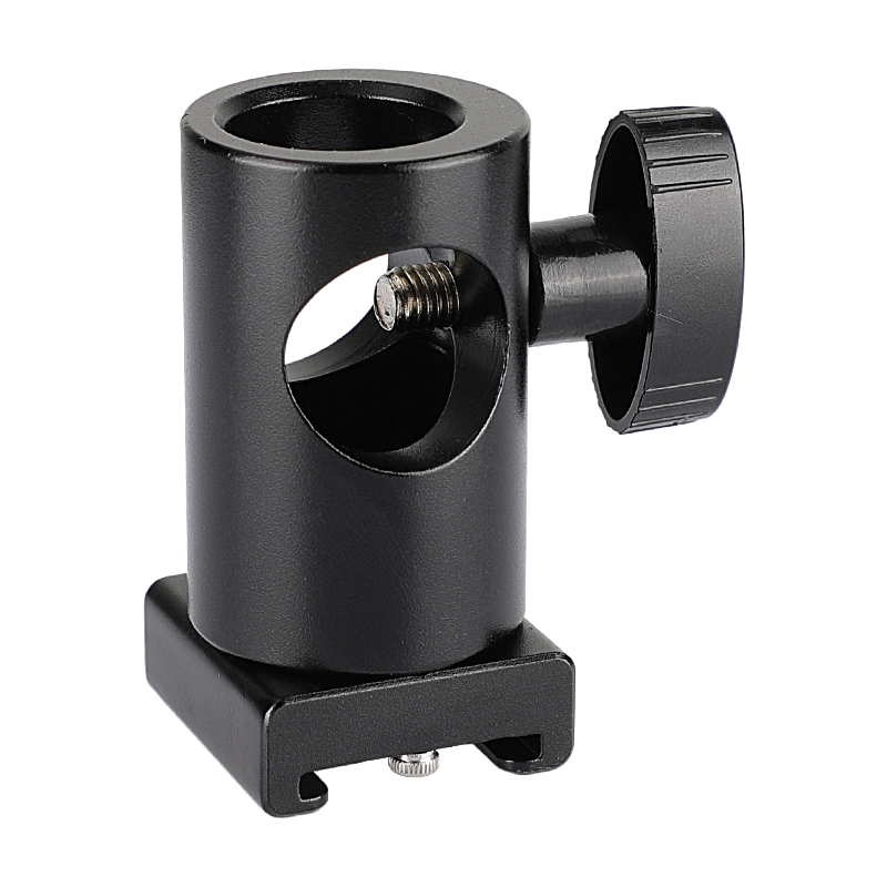 CAMVATE Light Stand Head With Cold Shoe Mount Adapter
