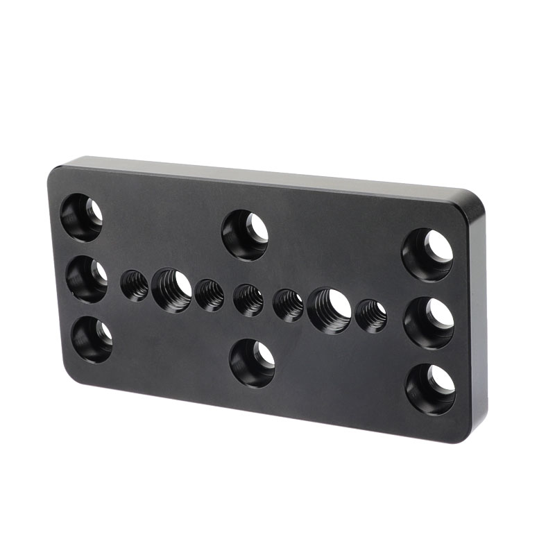 CAMVATE 1/4" & 3/8" Thread Cheese Plate Tripod Mounting Plate for DSLR ...
