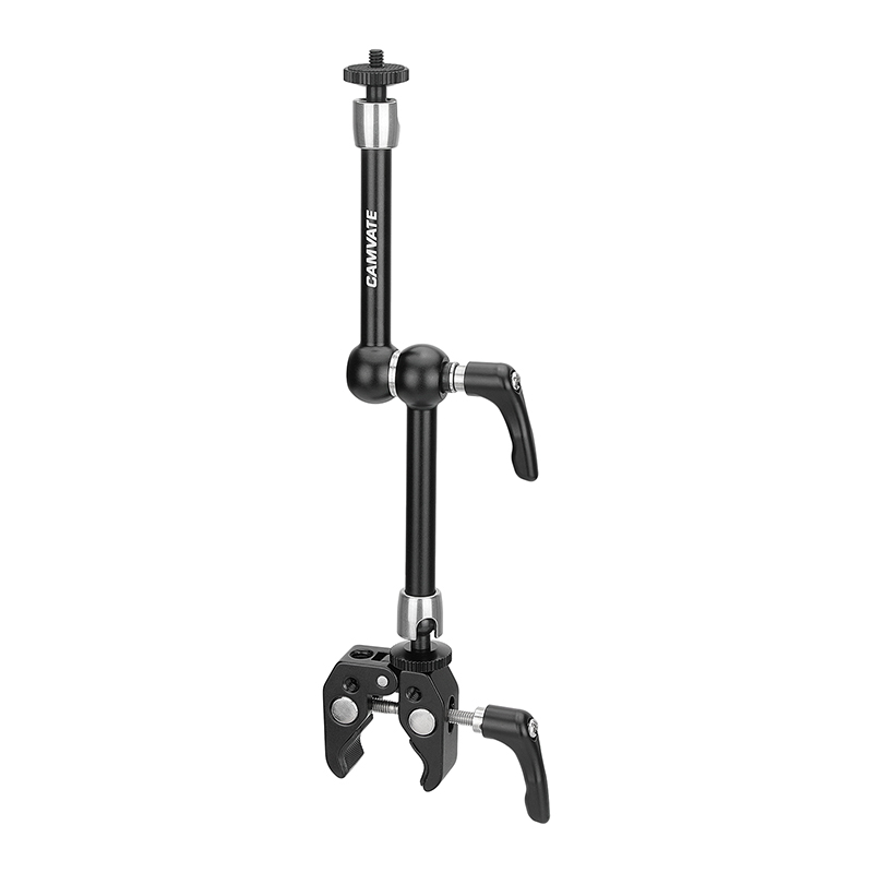 CAMVATE Universal Super Crab Clamp With Stronger Screw Knob + Magic Arm ...