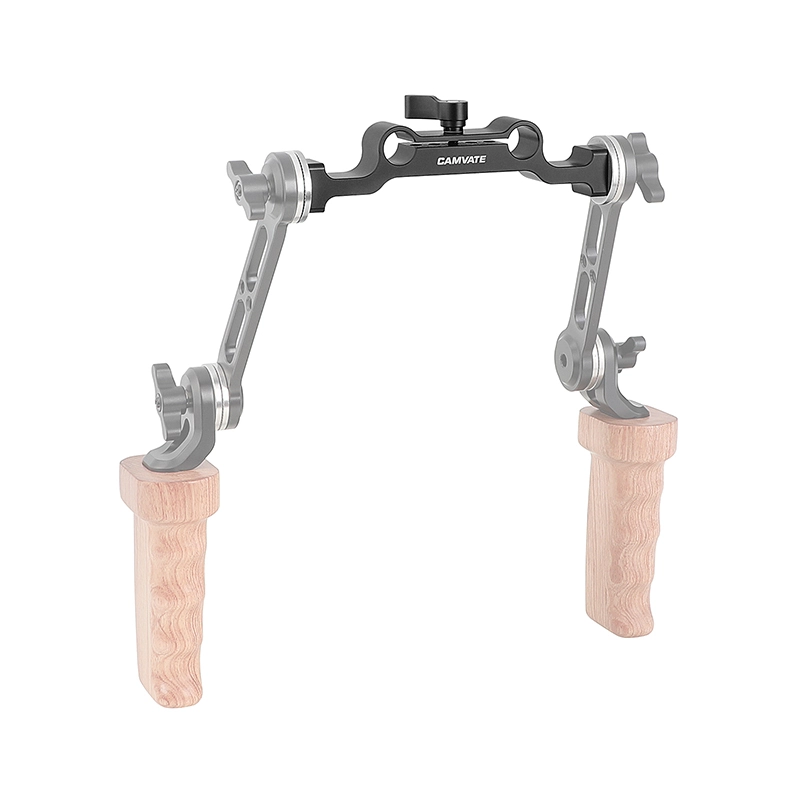 CAMVATE Dual Rod Clamp with ARRI Rosette