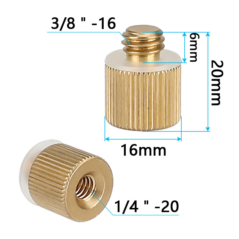CAMVATE Thread Adapter Female/Male 1/4"-20 to 3/8"-16