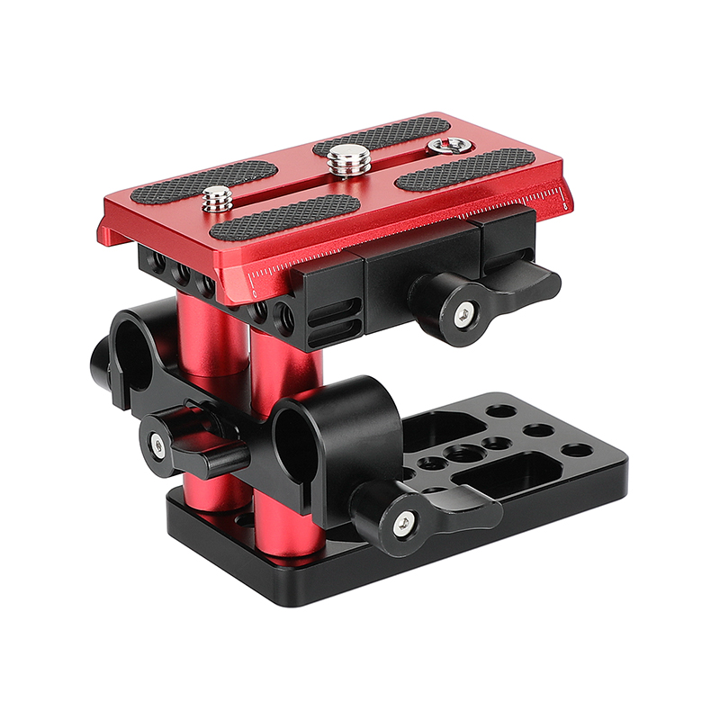 CAMVATE Quick Release Manfrotto Base Plate Mount With Adjustable 15mm ...