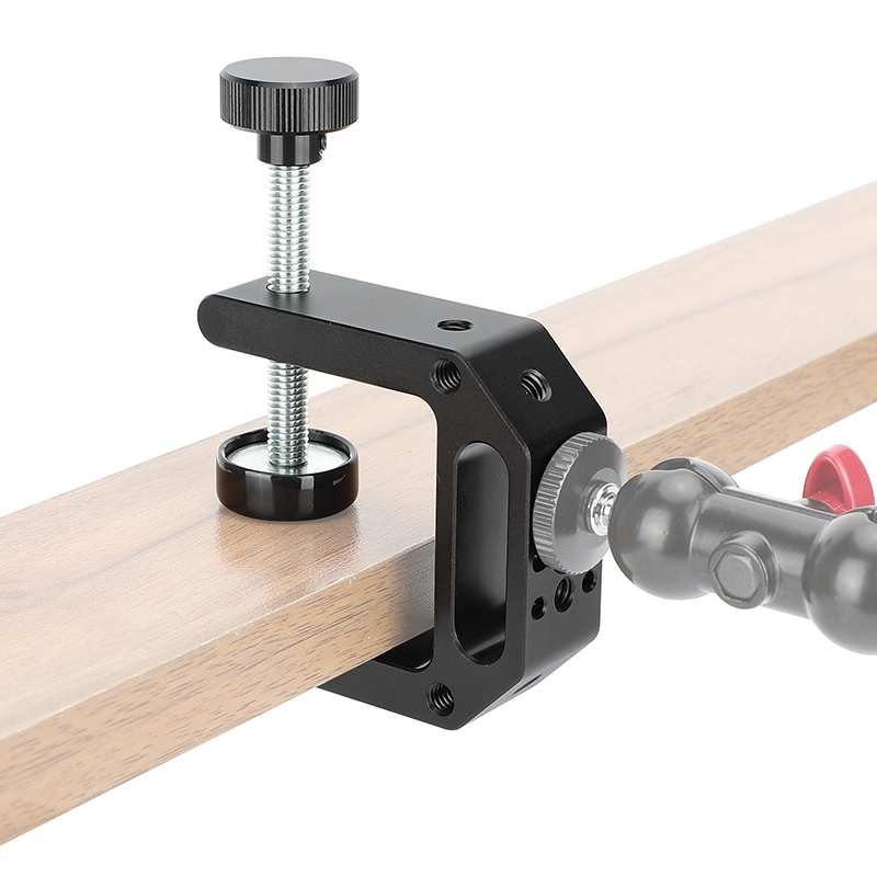 CAMVATE C Clamp with Multiple 1/4"-20 and 3/8"-16 Threads ( 2.25" Neck)