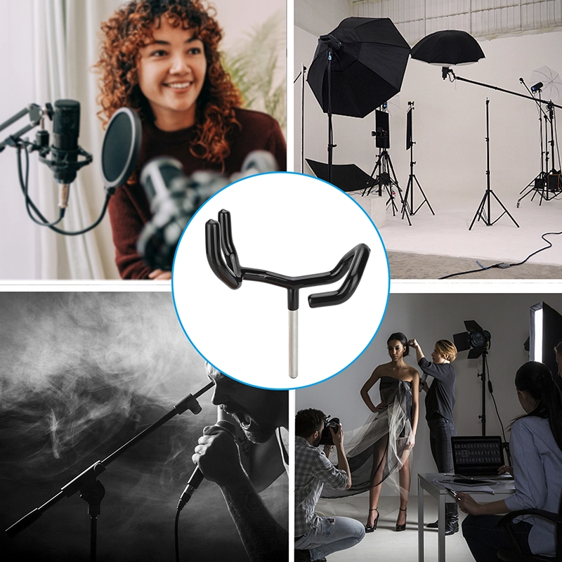 CAMVATE Microphone Boom Pole Holder Cradle Mount Support