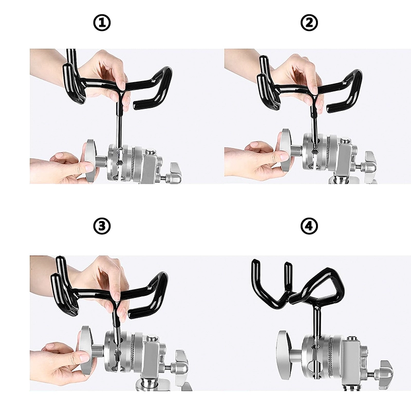 CAMVATE Microphone Boom Pole Holder Cradle Mount Support