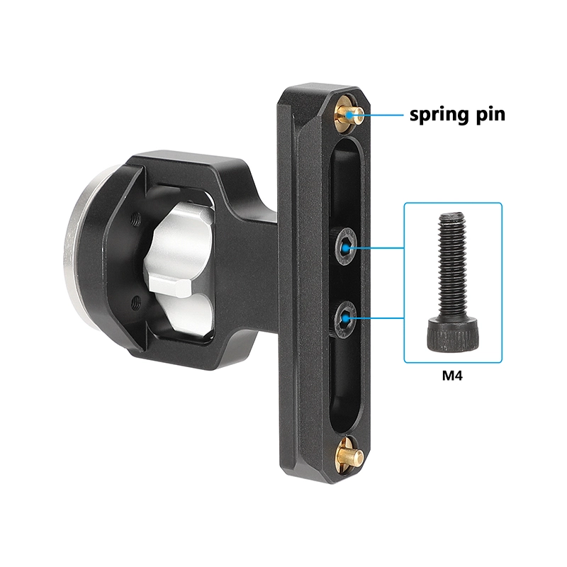 CAMVATE ARRI-Style Rosette Extension to NATO Rail Mount