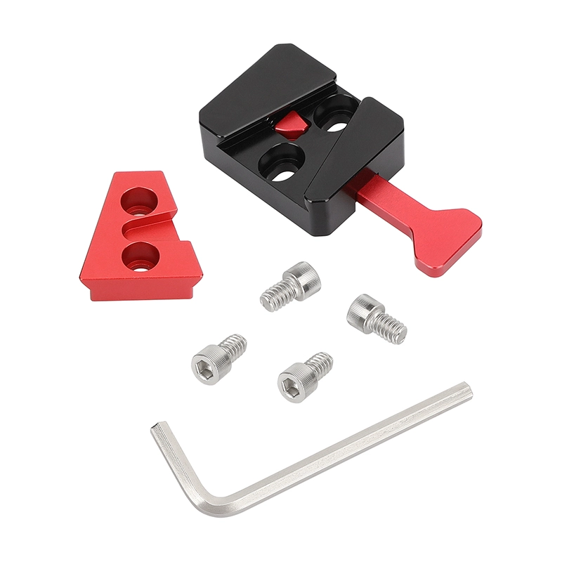 CAMVATE V-Lock Assembly Kit with Base Station and Wedge (Red / Black)