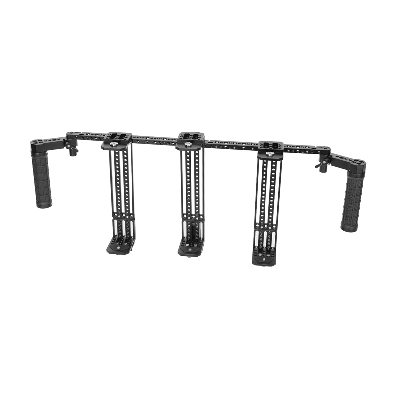 CAMVATE Director's Monitor Cage with Triple Adjustable Monitor Mount ...