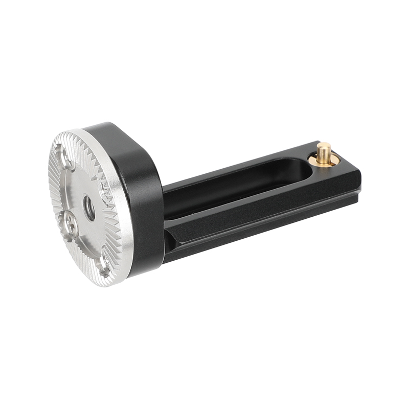 CAMVATE Right-Angle ARRI Rosette Extension with 2" NATO Rail
