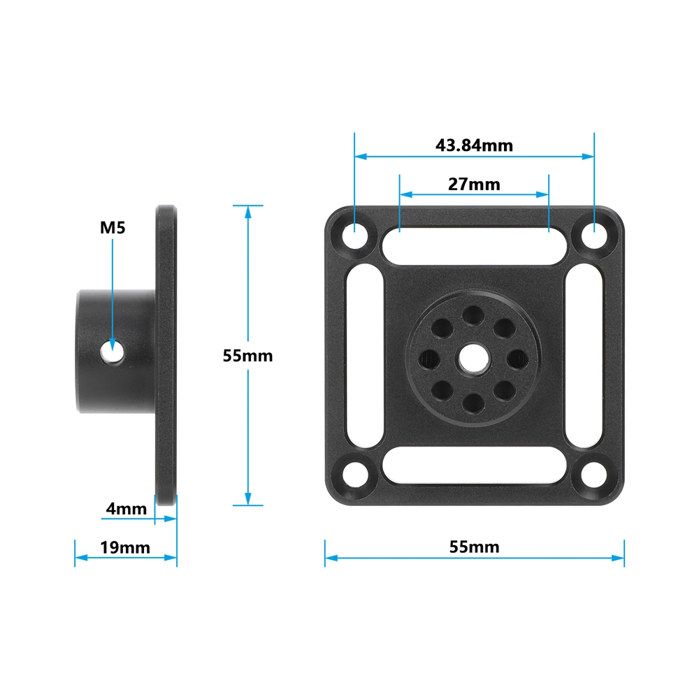 CAMVATE Wall/Ceiling Mount Plate with Ball Joint Head