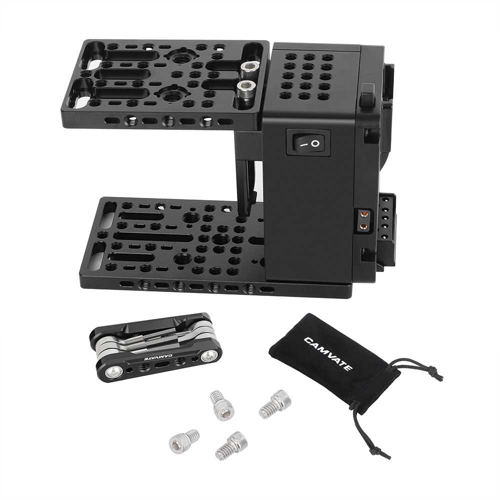 CAMVATE Height-Adjustable Camera Cage Expansion Module Cineback