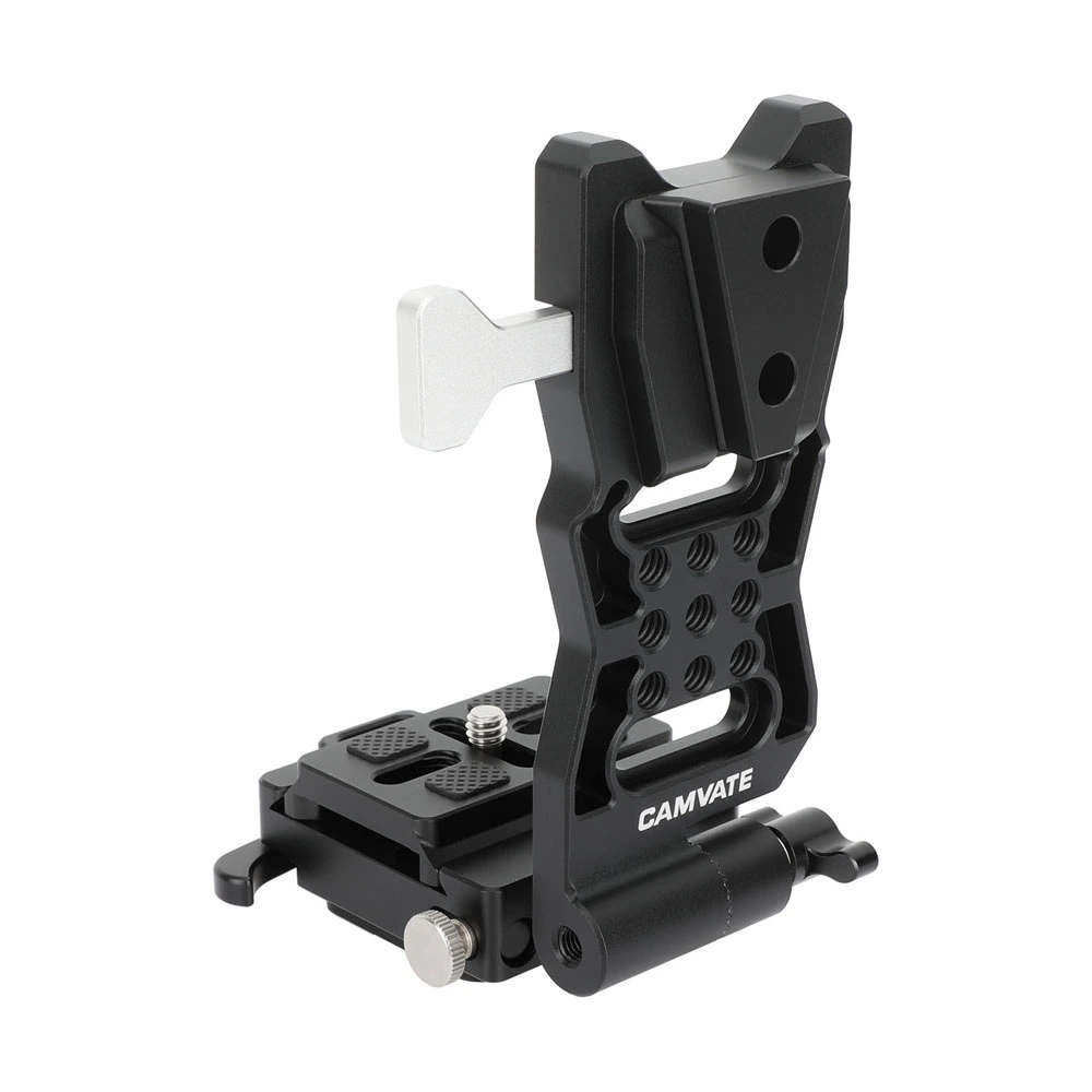 CAMVATE L-Shaped V-Lock Mounting Plate with Arca-Type Quick Release System