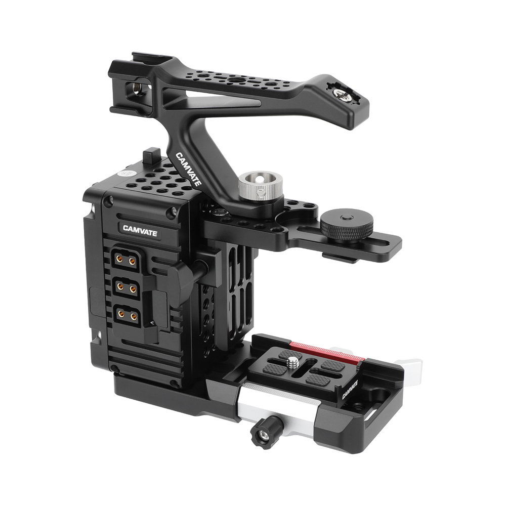 CAMVATE Height-Adjustable Expansion Module Camera Cage with Top Handle