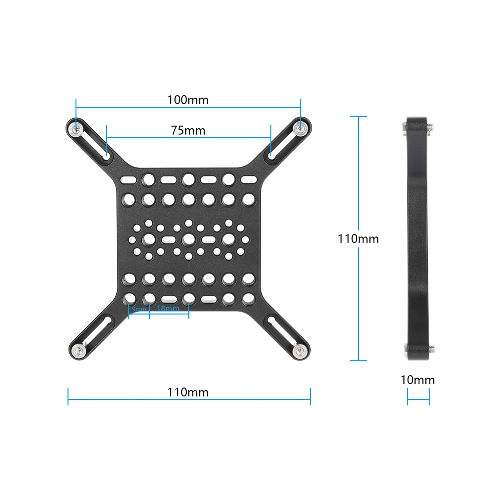 CAMVATE Multipurpose Cheese Plate with 75 to 100mm VESA Mount & 1/4"-20 ...