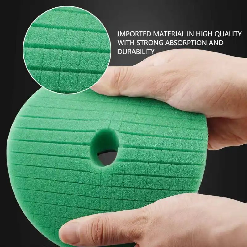 SPTA 5 inch (125mm) Backing Polishing Pads, Grid Beveled Buffing Pads ...