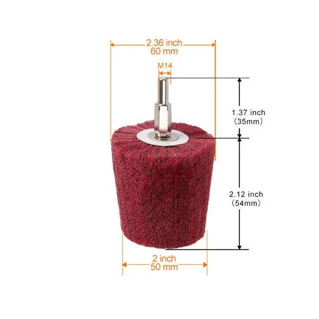 SPTA Sanding Polishing Mop Kit Buffing Wheel Conical And cylindrical ...