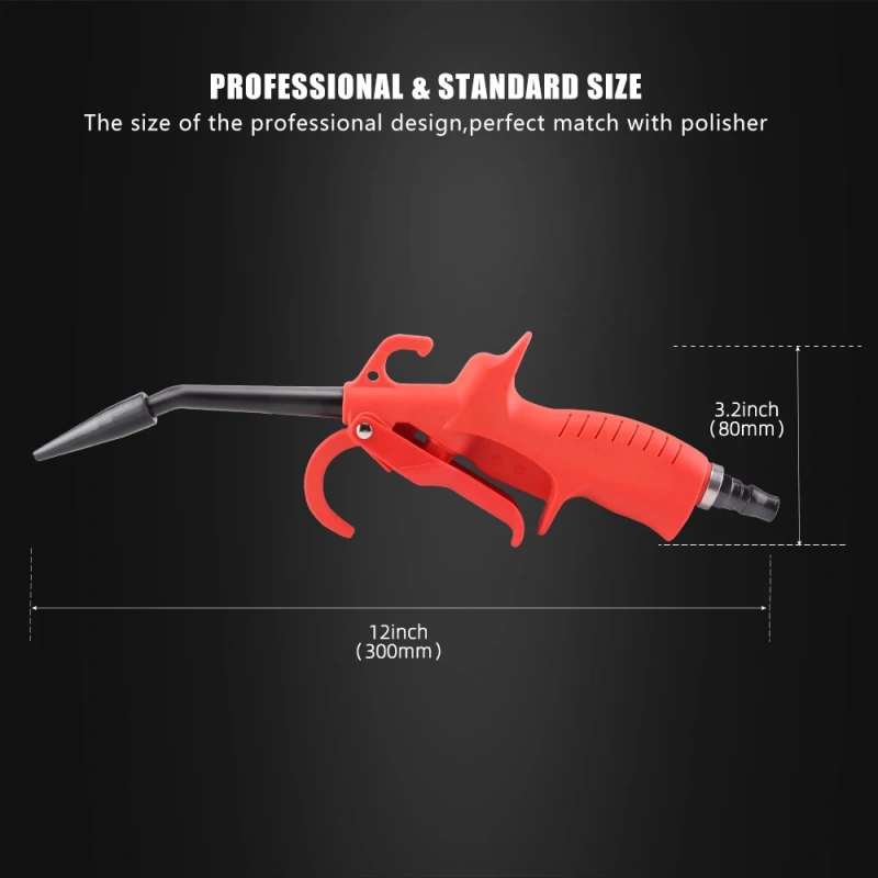 SPTA Plastic Steel High Pressure Dust Blow Gun Air Gun Air Blow Gun Air Jet Gun Engine Cleaning ...