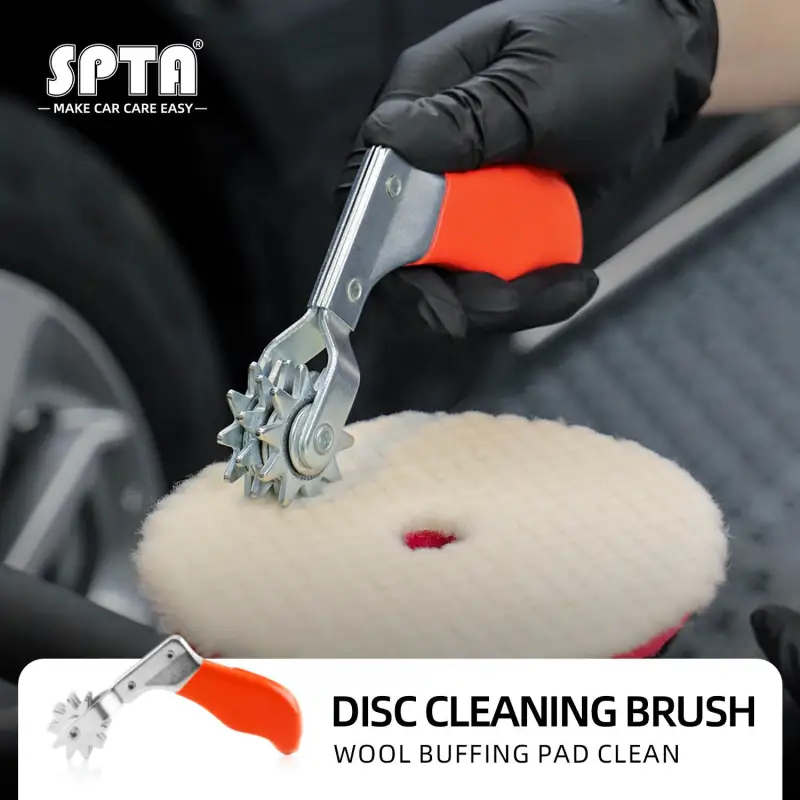 SPTA Wool Buffing Pad Cleaner Spur Tool For Revitalizing Polisher ...