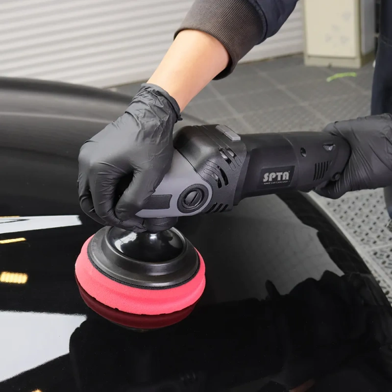 SPTA 5 Inch Rotary Buffer Polisher Electric Buffing Polishing Machine ...