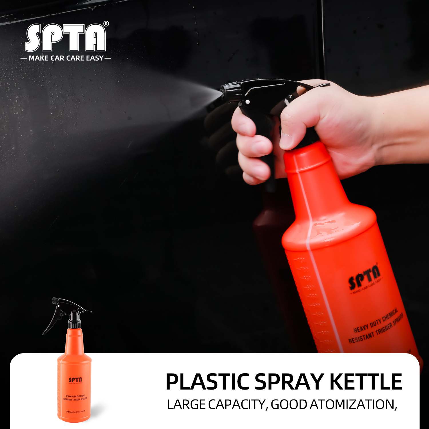 SPTA 700ml Professional Sprayer Acid and Alkali Resistant Atomozing ...