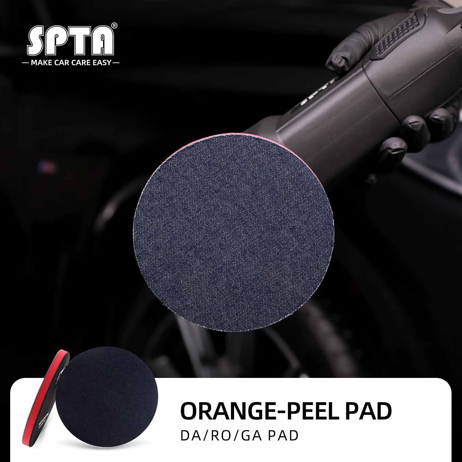 SPTA 3"(80mm) Car Orange-peel Removal Polishing Pad Denim Pads 2000 ...