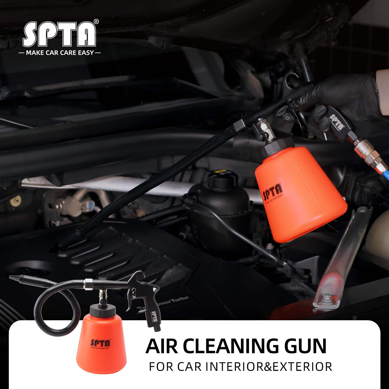 SPTA Car Engine Cleaning Gun Car Cleaning Washing Spray Gun High ...