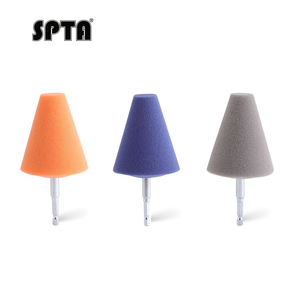 SPTA Orange/Blue/Gray 6mm Shank Polishing Cone,Size: 70*145*83m ...