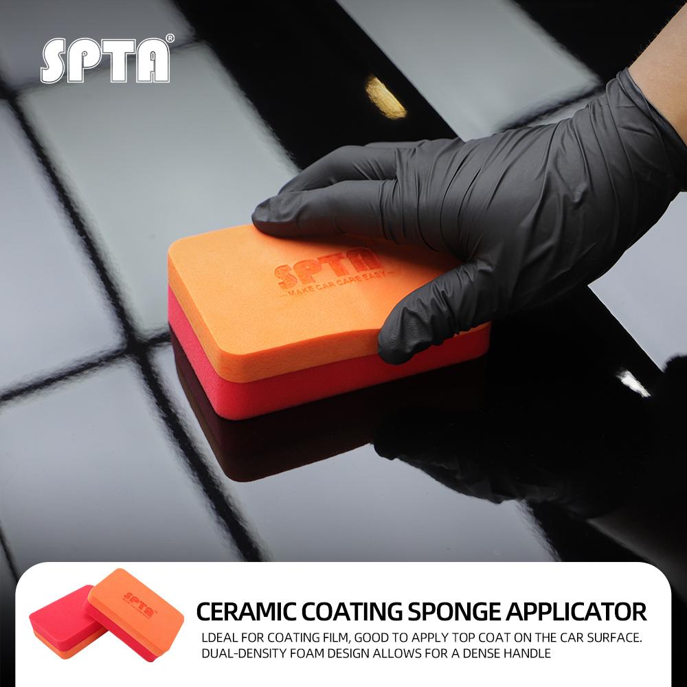 SPTA WF007 Ceramic Coating Sponge Applicator 120*80*35mm Orange For ...