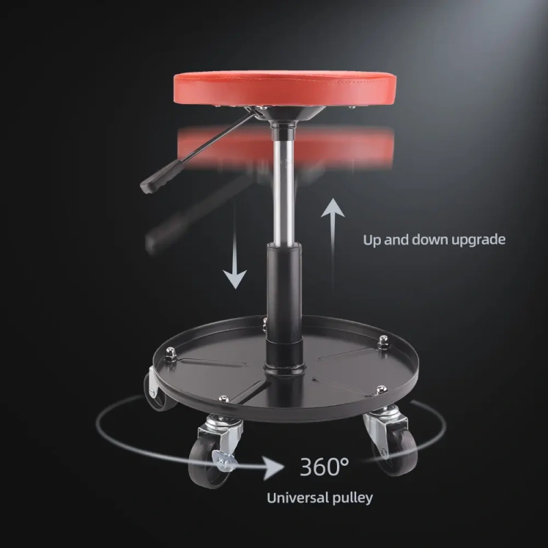 SPTA Detailing Mobile Stool,Pro Rolling Stool, Car Detailing Stool ...