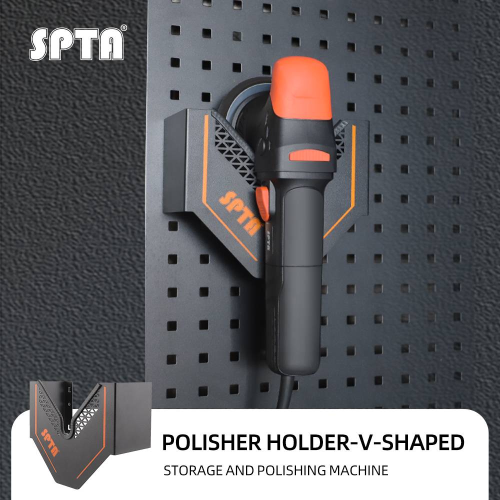 SPTA V-Shape Machine Polisher Wall Holder,Organizer, For Dual Action ...