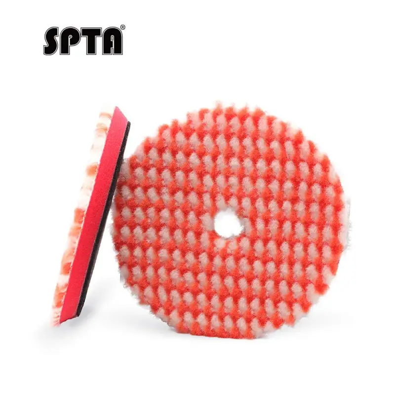 SPTA Wool pad, Wool Polishing Pads, Wool Cutting Pad, Orange&White ...