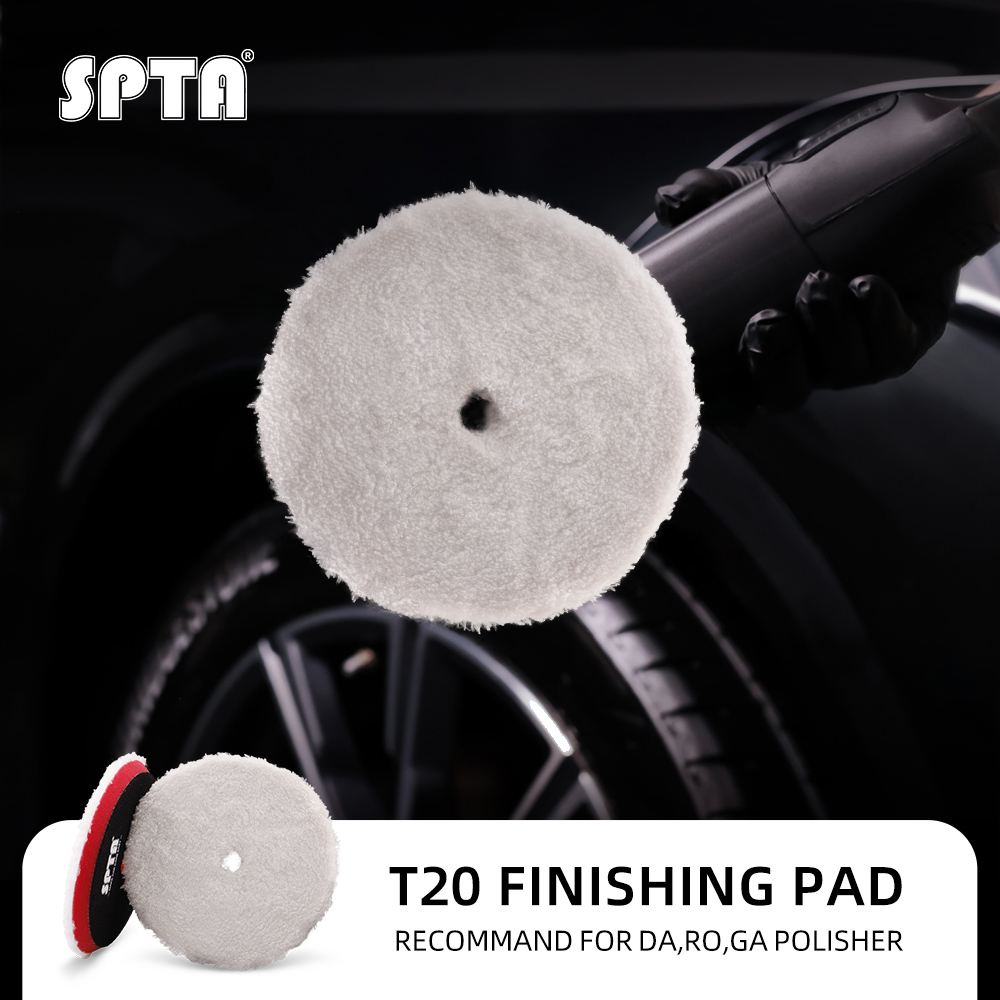 SPTA 3 inch to 6 inch Microfiber Pads, T20 Microfiber Finishing Pads to ...