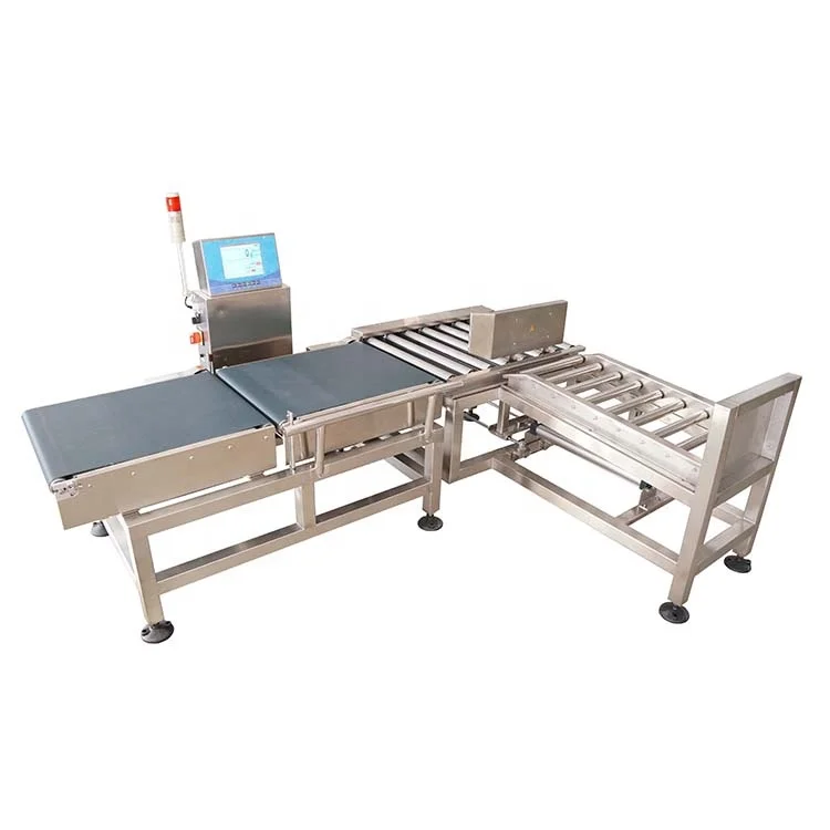 Dynamic Check Weigher on Line 25kg With Pusher Rejector Checkweigher Conveyor Machine