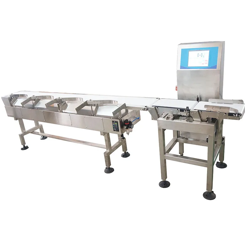 High-Accuracy Industrial Dynamic Weight Sorting Machine Full-Automatic Weight Checker Sorting ...