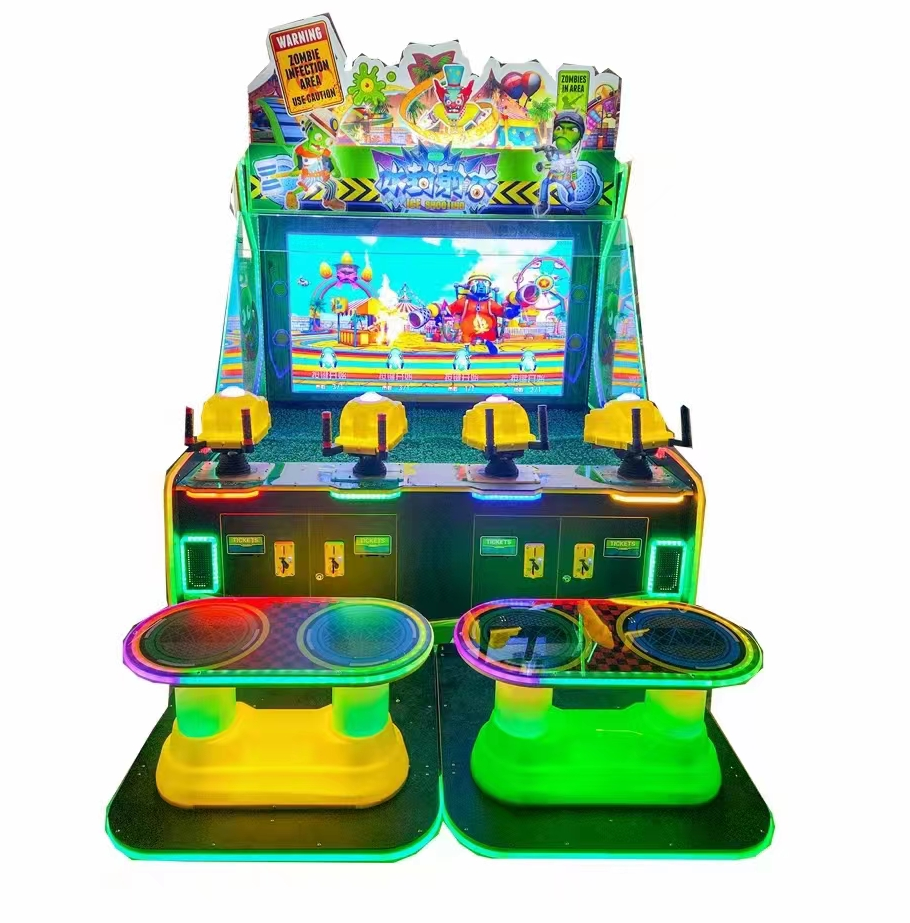 4-Player Water Shooting Arcade Machine for Kids & FECs