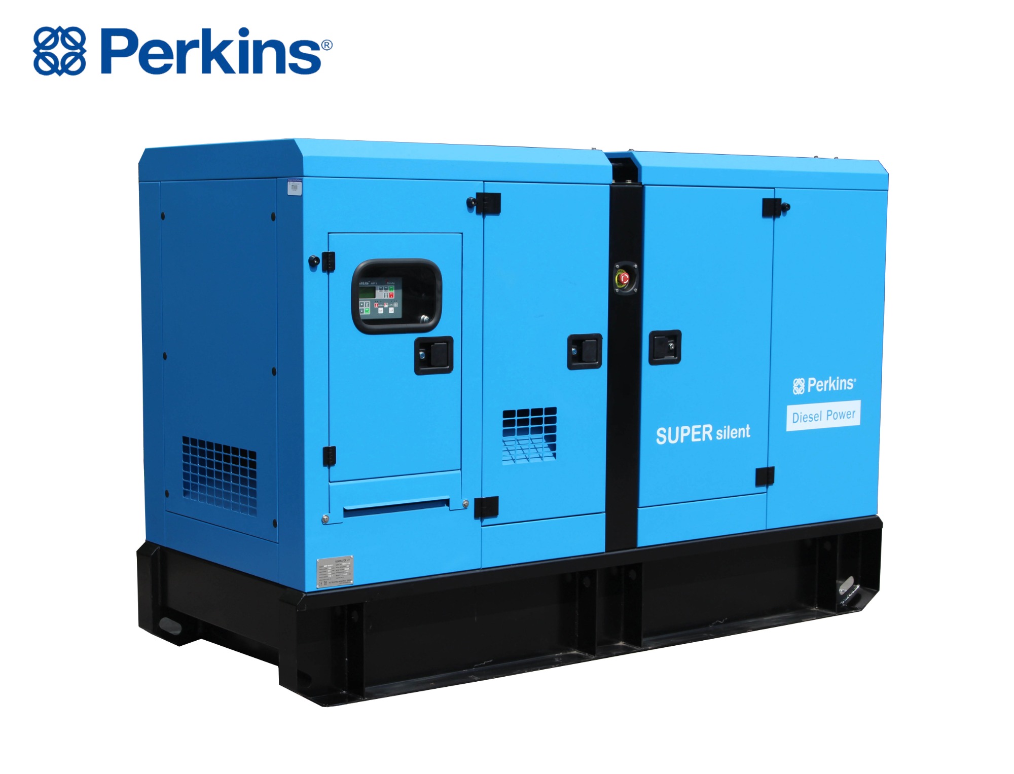 UK.PERKINS 72KVA SUPER SILENT Diesel Generator, UK.DSE Control System,U ...