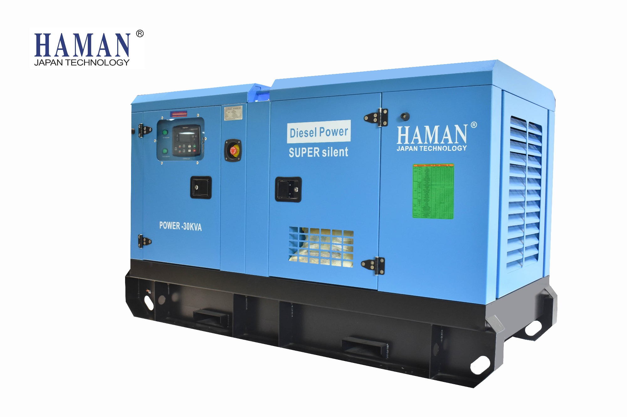 Japan HAMANディーゼル発電機POWER: 30KVA SUPER SILENT Diesel Generato, Japan ...