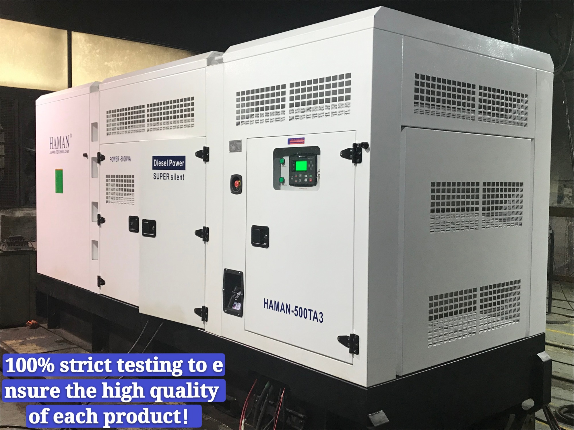 POWER:500KVA Japan HAMANディーゼル発電機 SUPER SILENT Diesel Generator,Japan ...