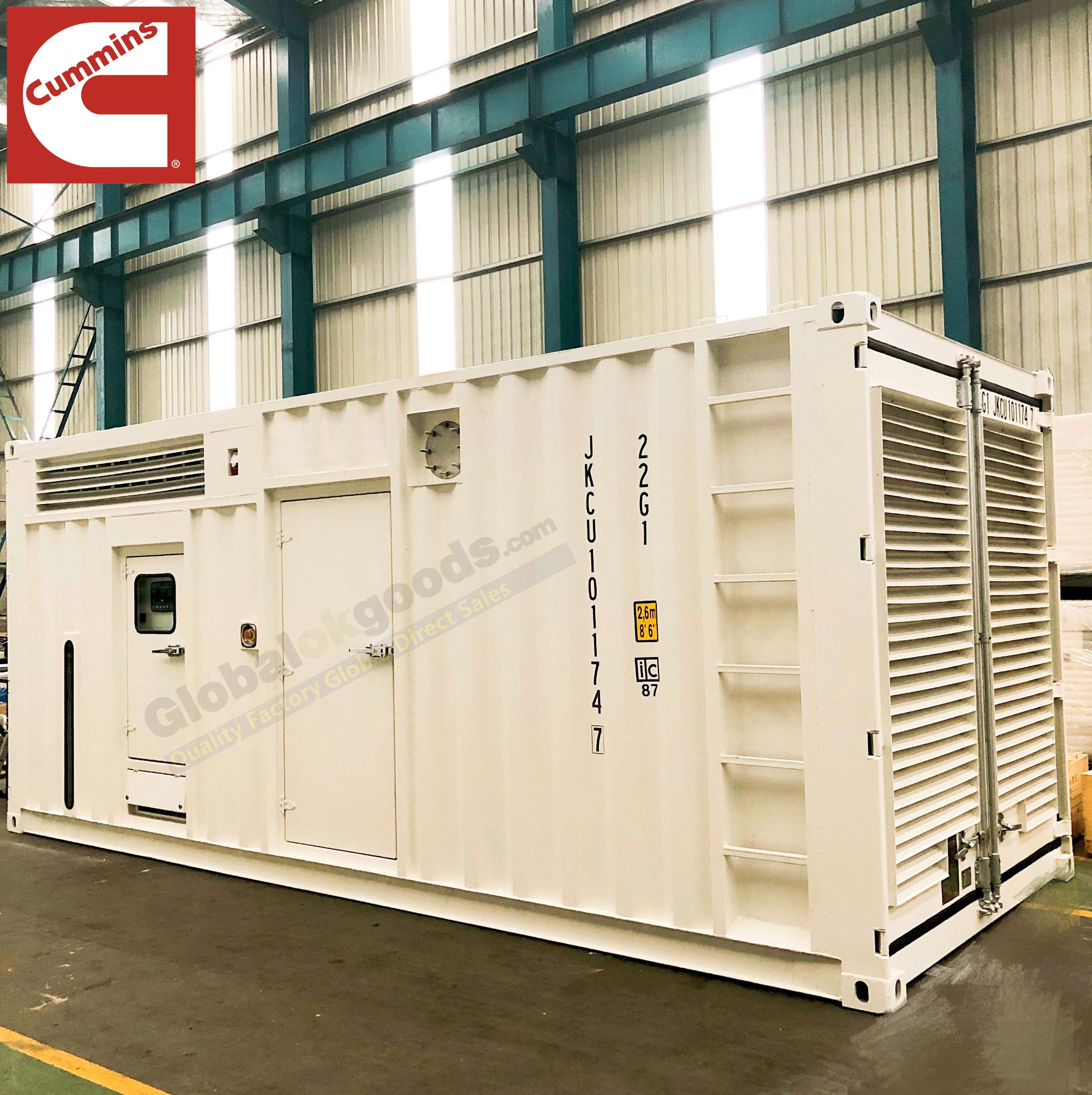 CUMMINS POWER-1410KVA Container SILENT Diesel Generator,USA Cummins ...