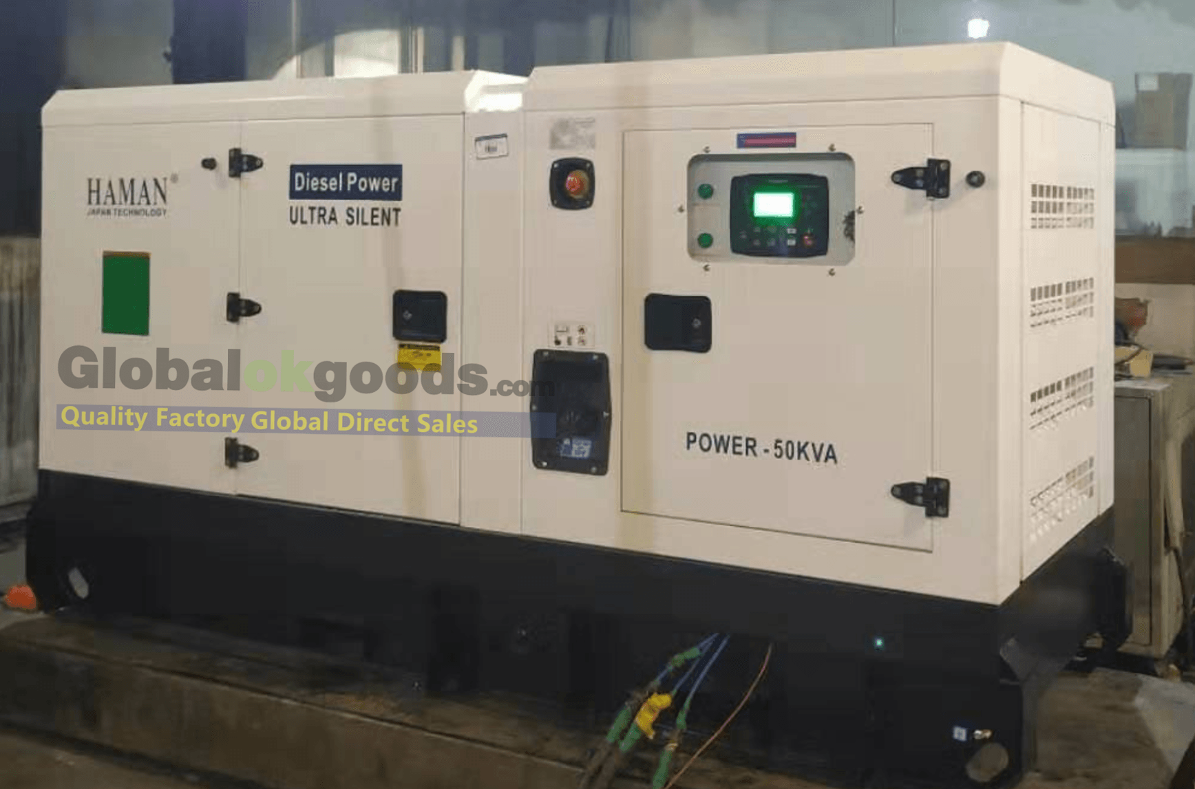 POWER:50KVA Japan HAMANディーゼル発電機 SUPER SILENT Diesel Generator,Japan ...