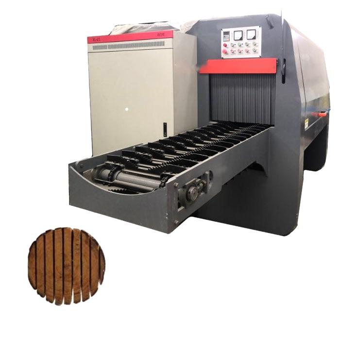 Lumber Cross Cutting Saw Machine Multiple Blades Ripping Circular ...
