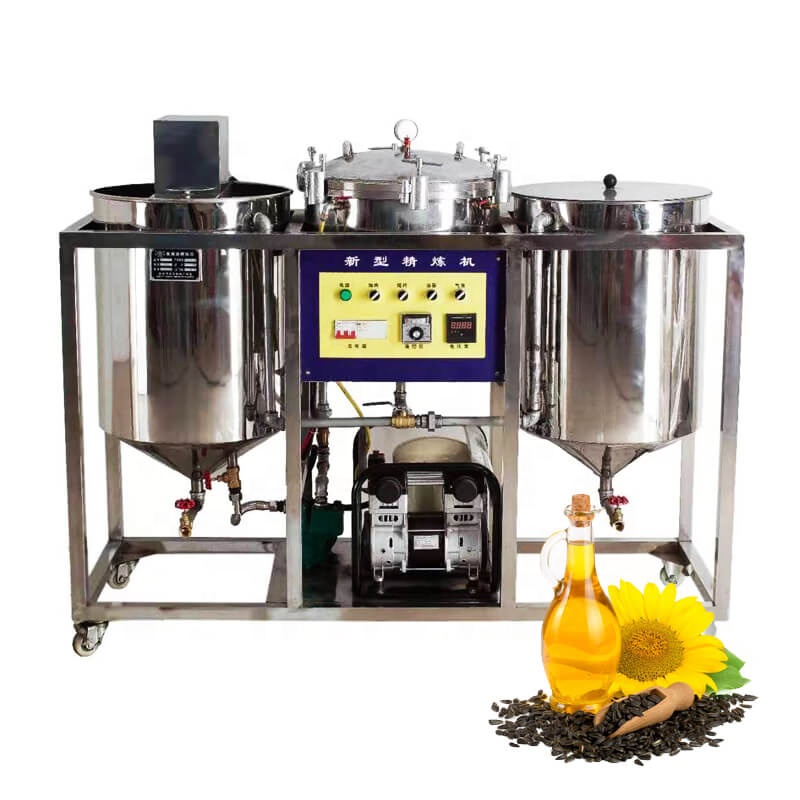 High efficiency palm oil refining machine oil refinery machinery ...