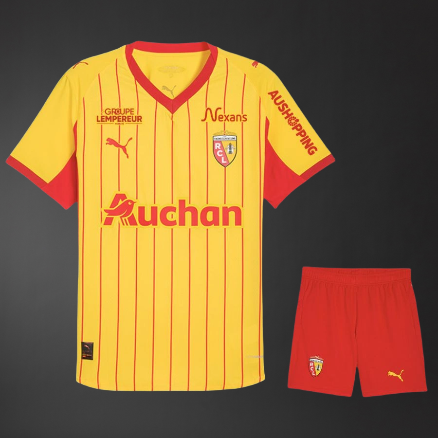 RC LENS 25/26 Home Full Kids Kit Jersey